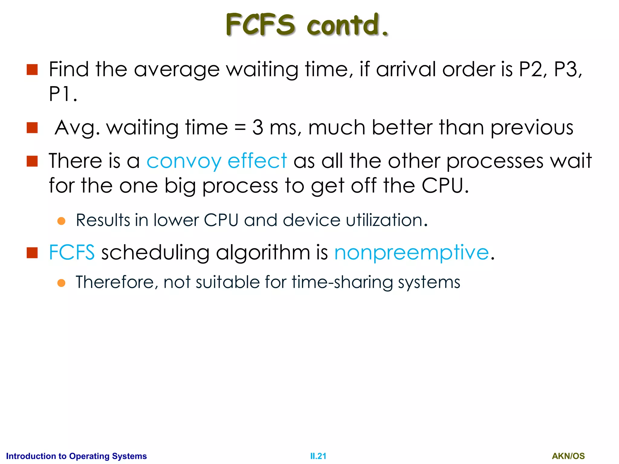 Operating Systems Part Ii Process Scheduling Synchronisation And Deadlock Pdf Operating