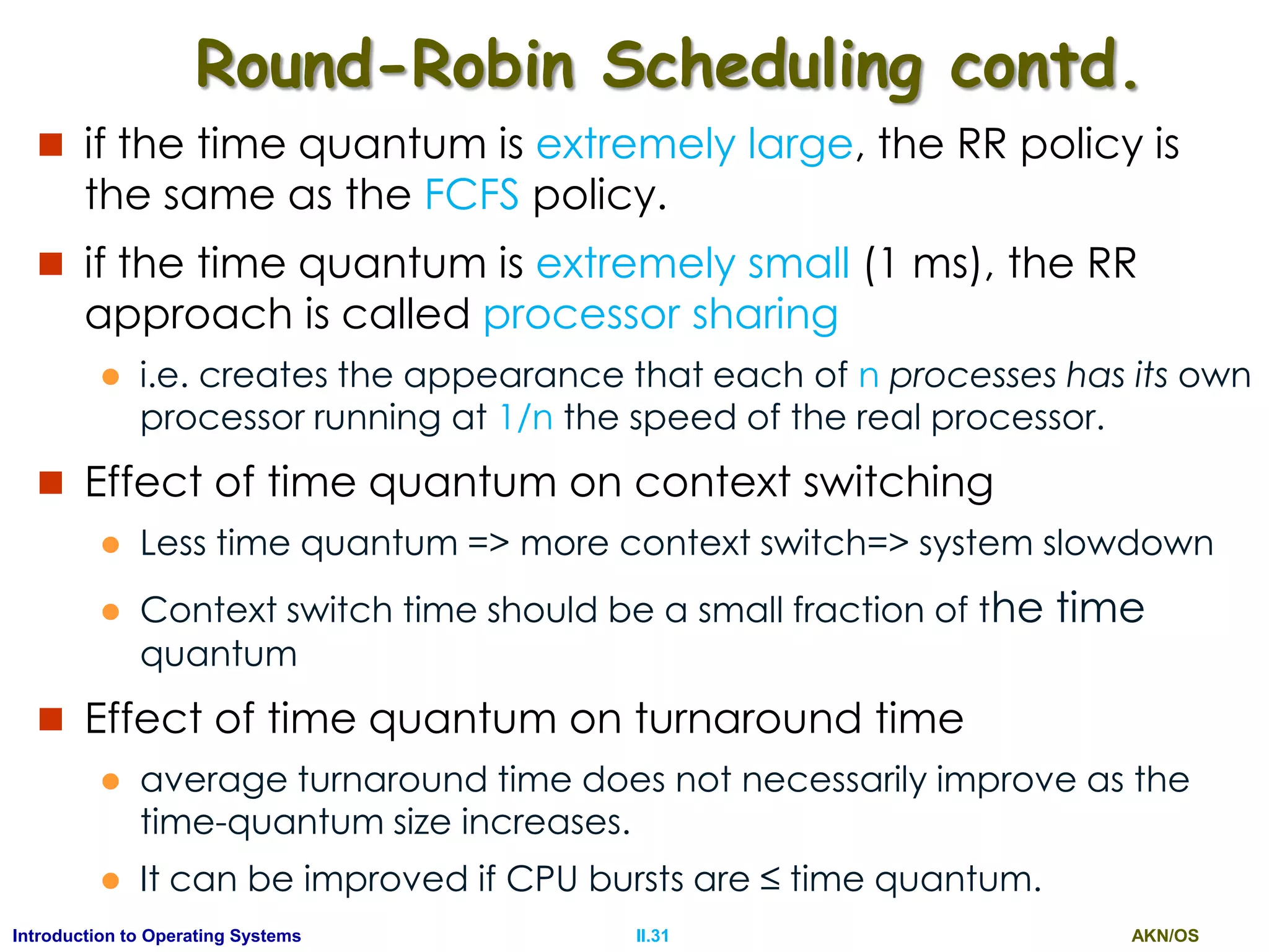 Operating Systems Part Ii Process Scheduling Synchronisation And Deadlock Pdf Operating