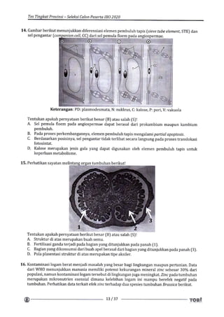 OSP Biologi 2019 - Soal.PDF