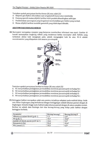 OSP Biologi 2019 - Soal.PDF