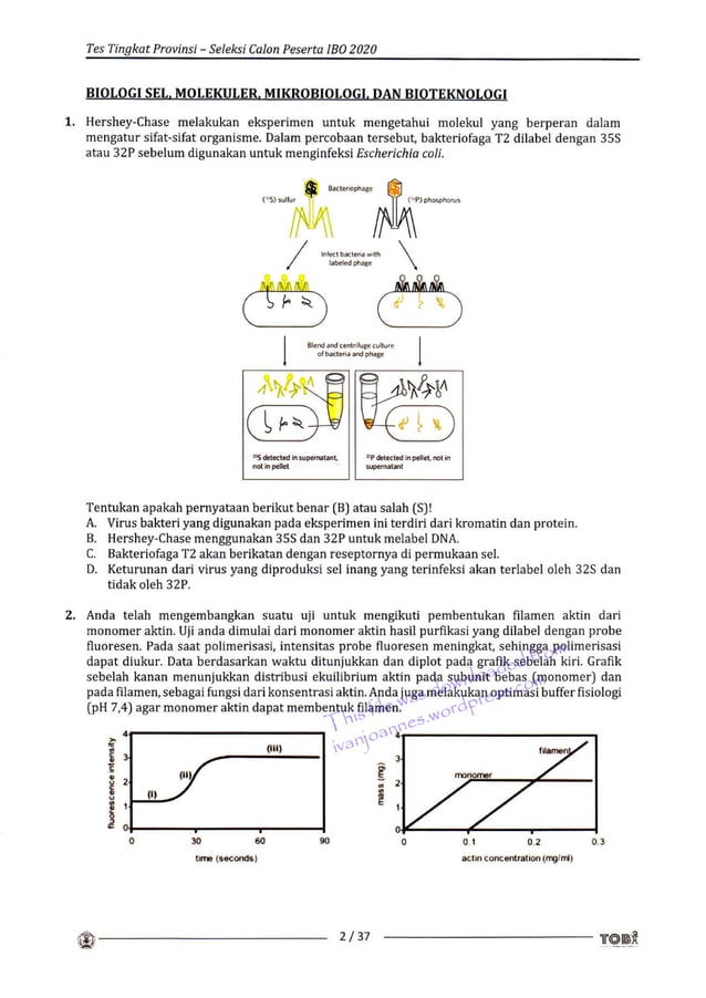 OSP Biologi 2019 - Soal.PDF