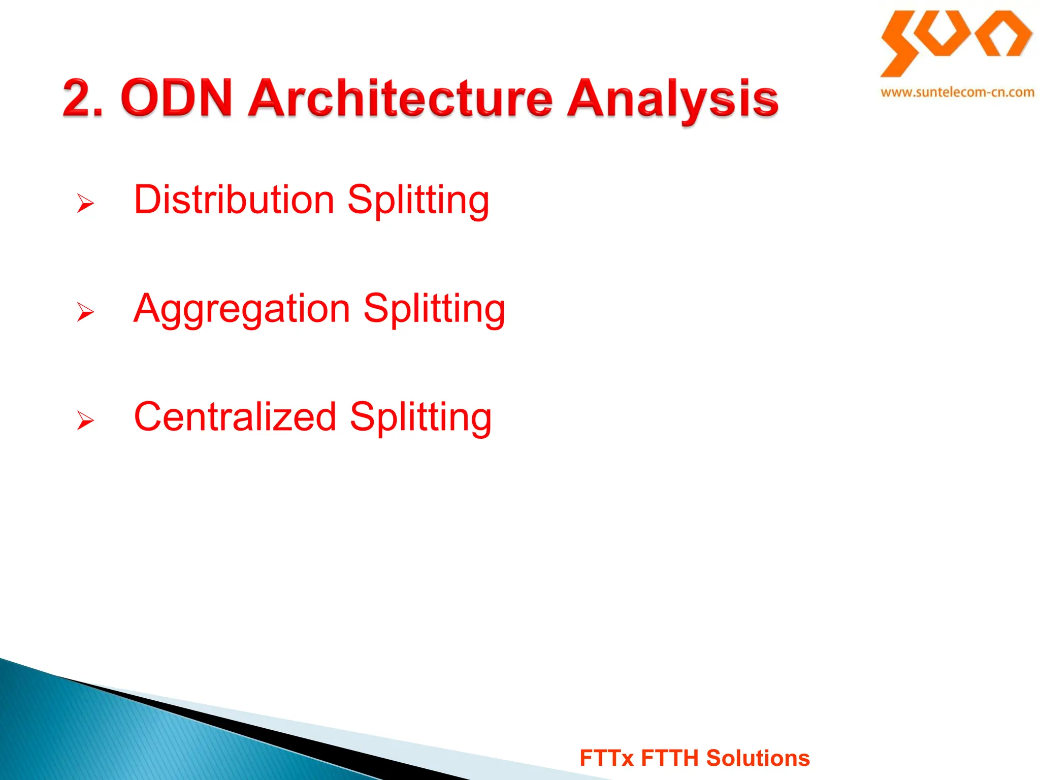 OSP (Outside Plant). FTTx FTTH Solutions | PDF