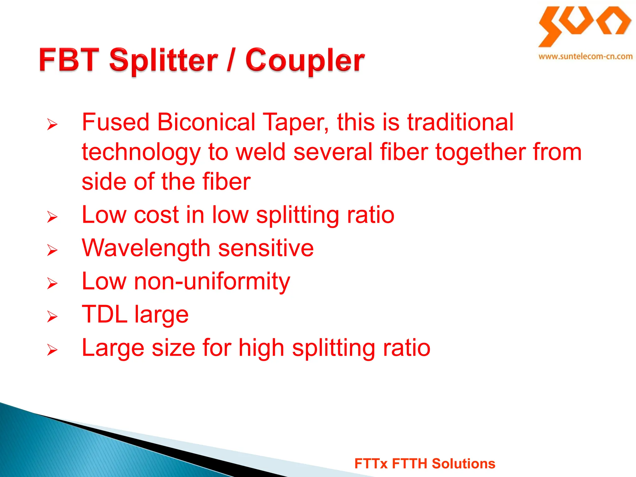 OSP (Outside Plant). FTTx FTTH Solutions | PDF