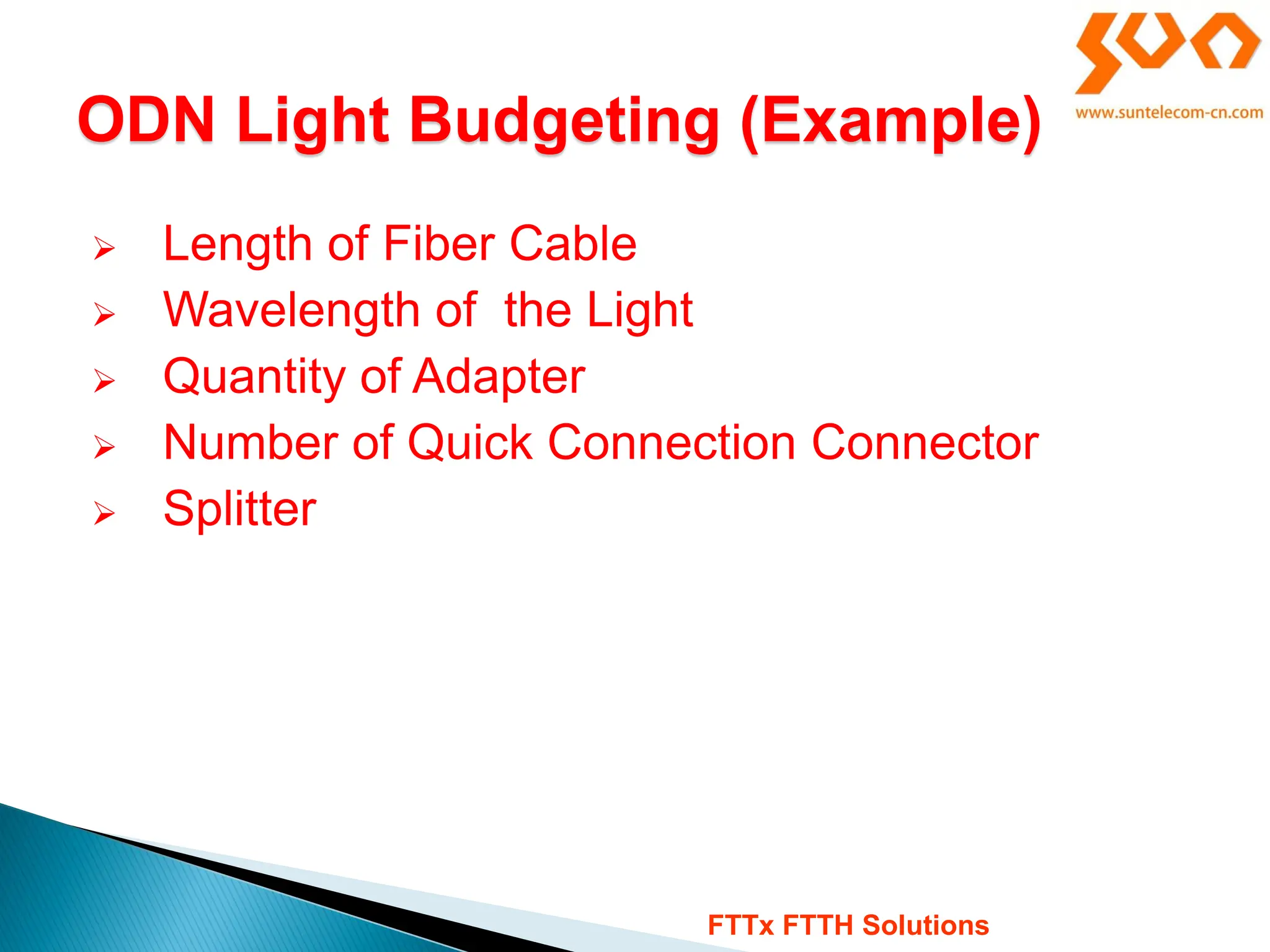 OSP (Outside Plant). FTTx FTTH Solutions | PDF