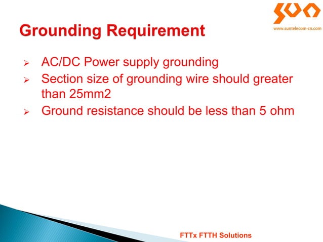 OSP (Outside Plant). FTTx FTTH Solutions | PDF