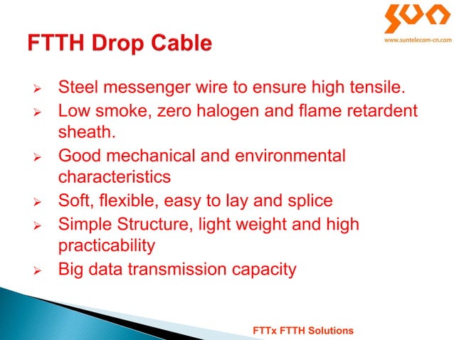 OSP (Outside Plant). FTTx FTTH Solutions | PDF
