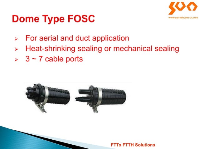 OSP (Outside Plant). FTTx FTTH Solutions | PDF