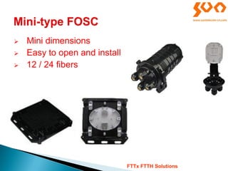 OSP (Outside Plant). FTTx FTTH Solutions | PDF
