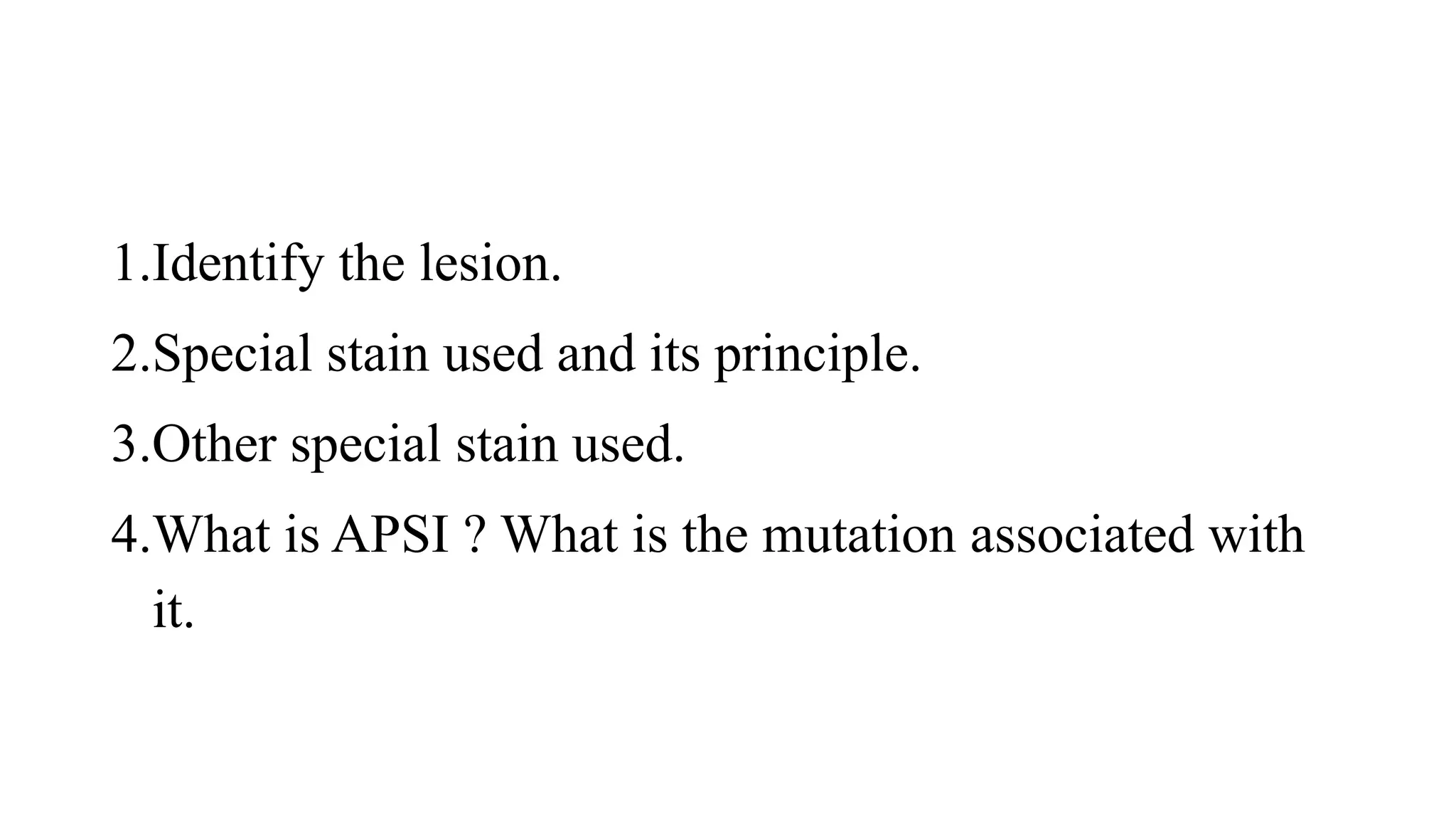 OSPE Charts for pathology PGs , Charts and keys | PPTX