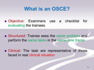 OSPE/ OSCE | PPTX