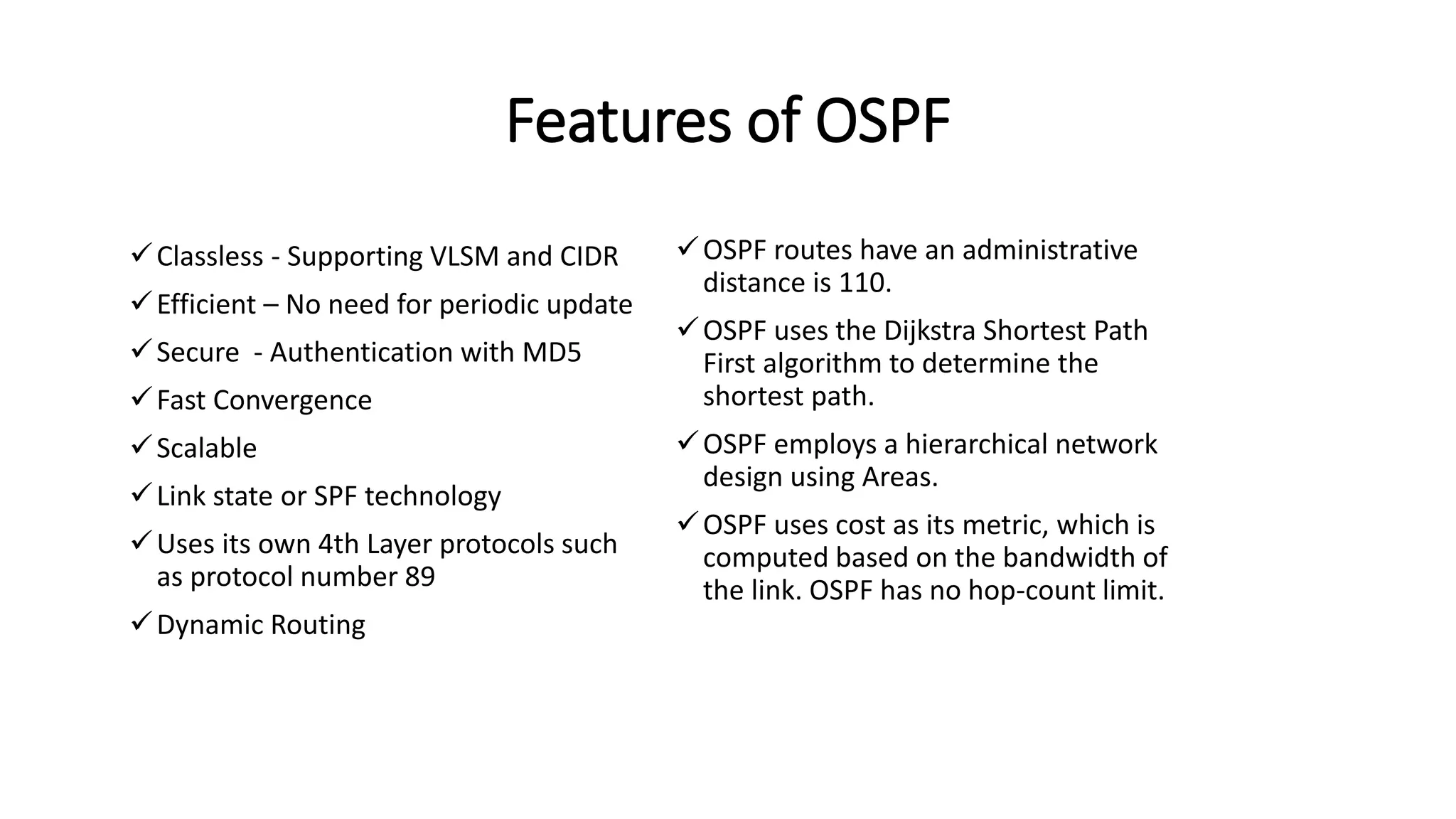 Dynamic Routing Protocol Ospf Pptx Operating Systems Computer Software And Applications