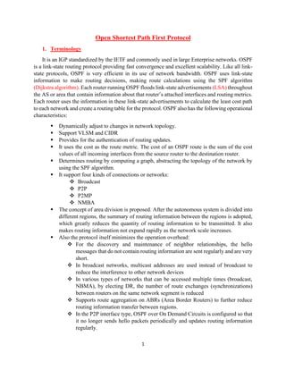 Open Shortest Path First | PDF