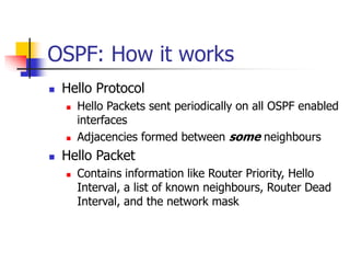 ospf.ppt | Computer Networking | Computing