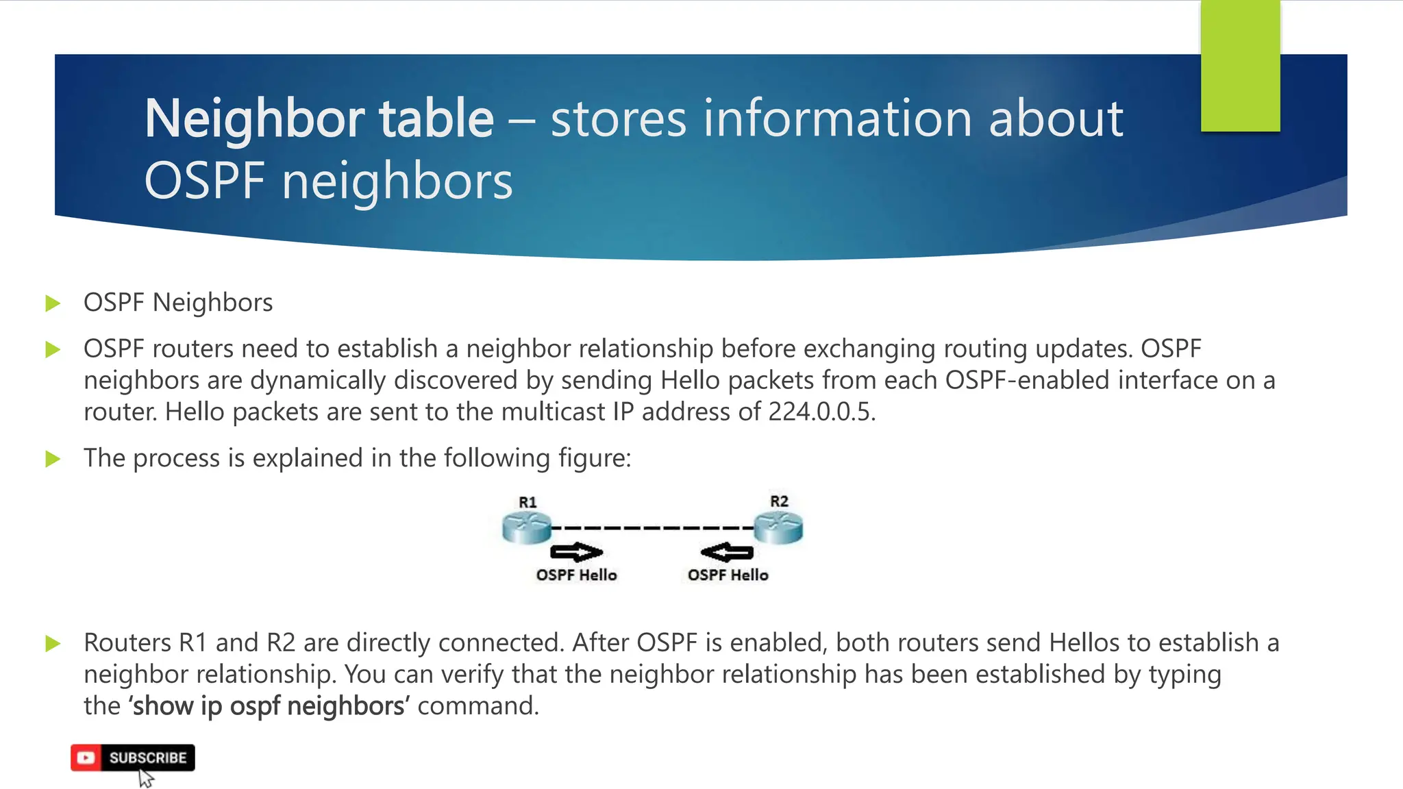 OSPF Open Shortest Path First protocol full details | PPTX
