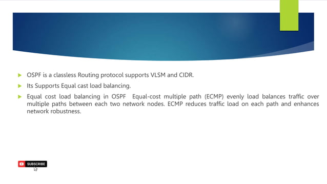 OSPF Open Shortest Path First protocol full details | PPTX