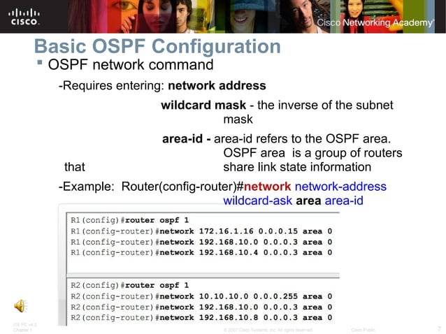 OSPF-BASICO PROTOCOLO DE ENRUTAMIENTO DINAMICO | PPT