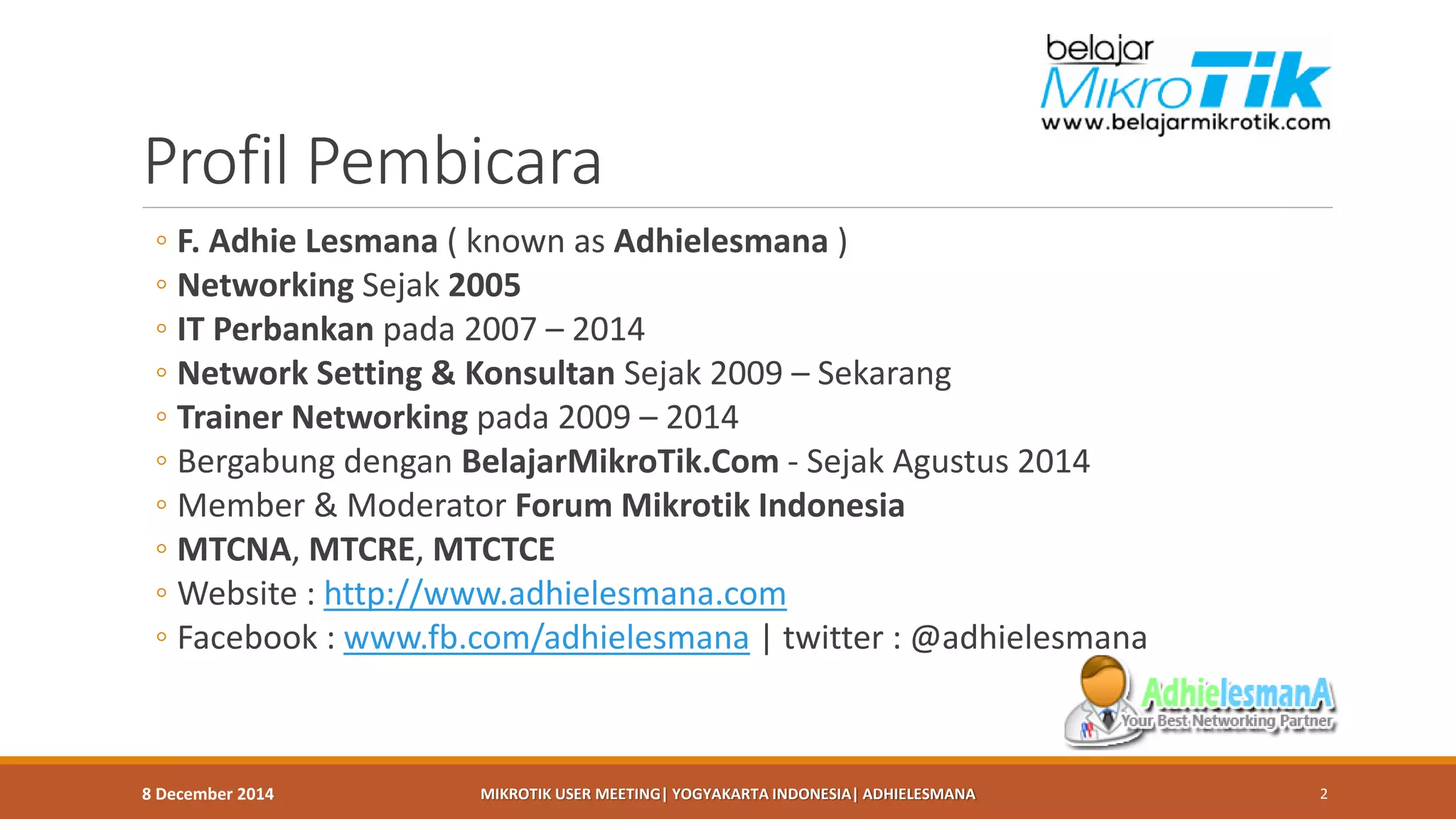 MikroTik Routing OSPF over PPTP Tunnel | PPT