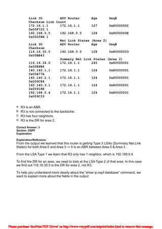 ospf ahmed tawfeek CCNA dump for Exam12 | PDF