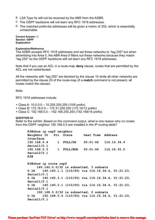 ospf ahmed tawfeek CCNA dump for Exam12 | PDF