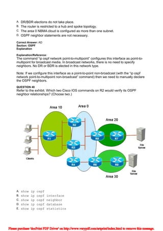 ospf ahmed tawfeek CCNA dump for Exam12 | PDF