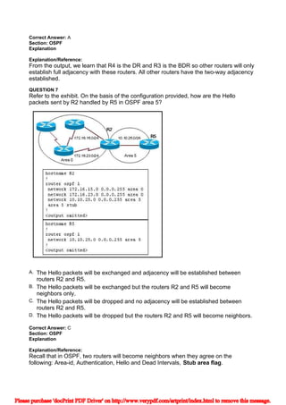 ospf ahmed tawfeek CCNA dump for Exam12 | PDF