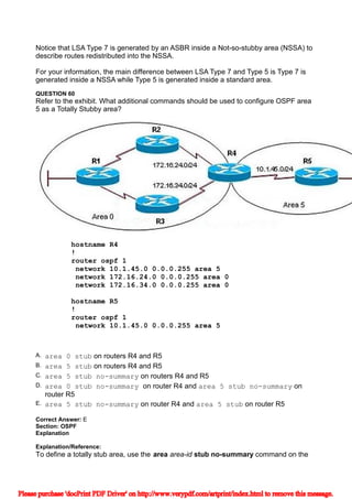ospf ahmed tawfeek CCNA dump for Exam12 | PDF