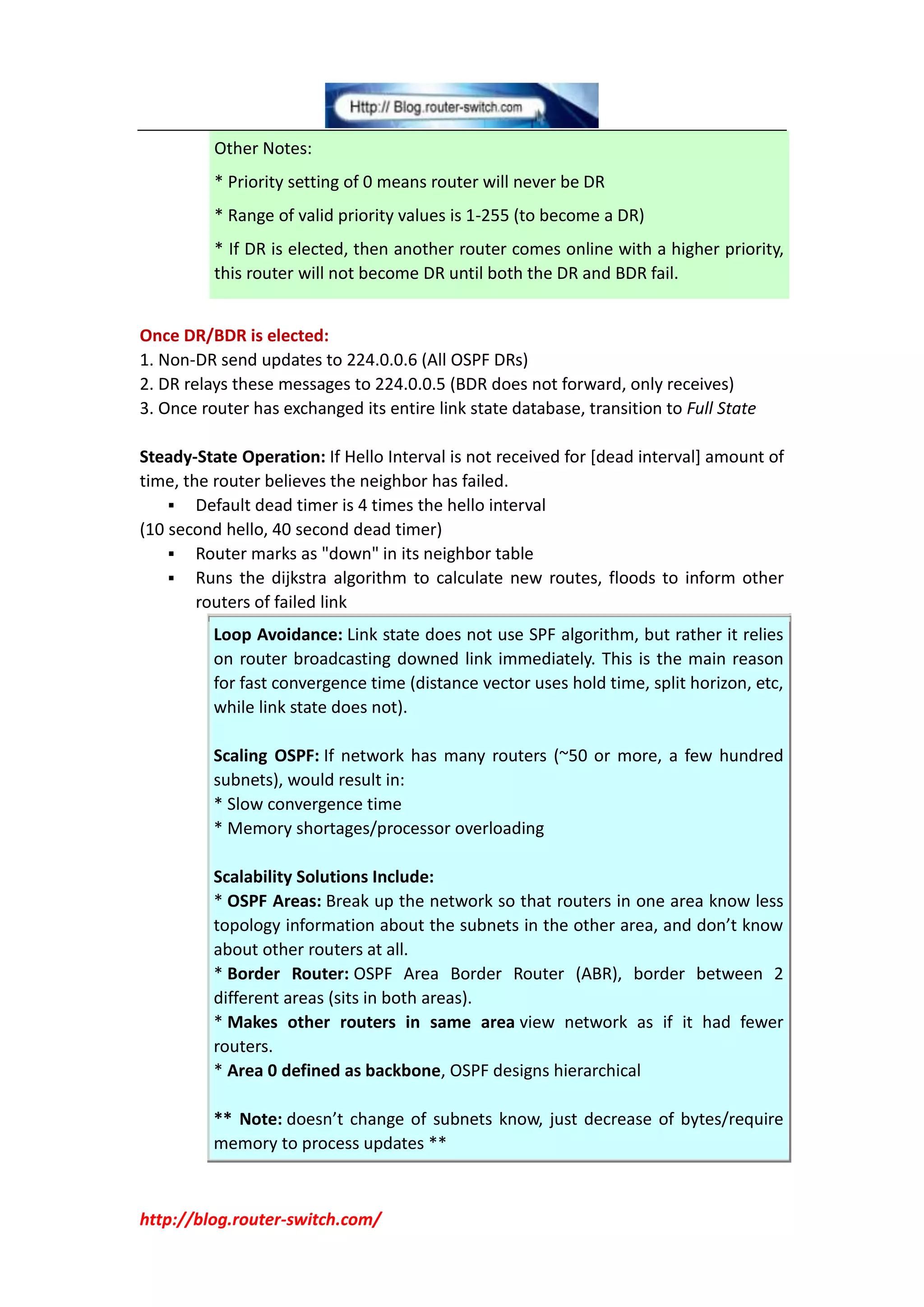 Ospf and eigrp concepts and configuration | PDF