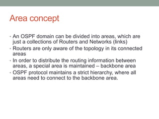 Ospf area types | PPTX