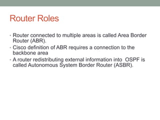 Ospf area types | PPTX
