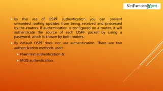OSPF Authentication | PPTX