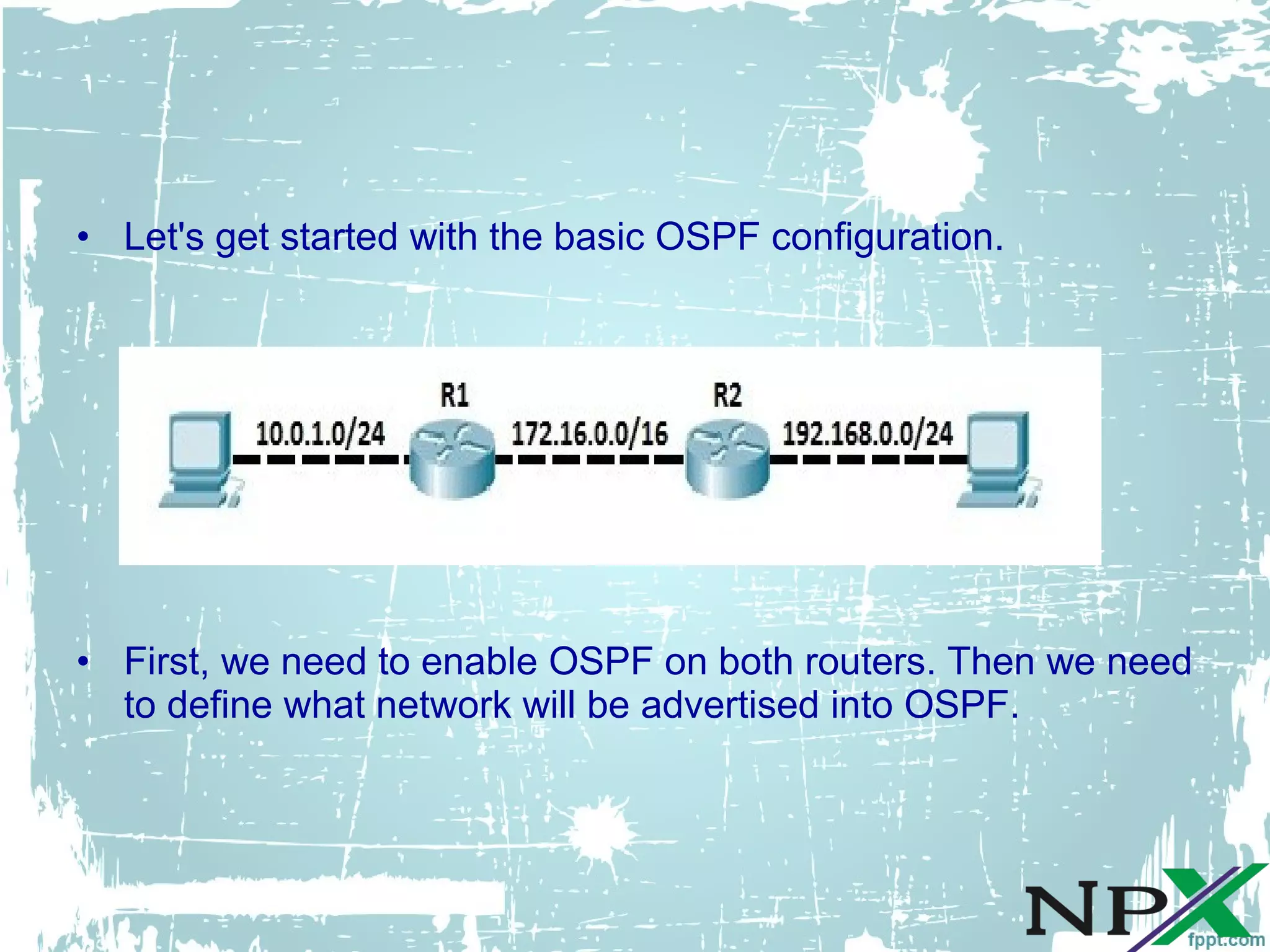 OSPF Configuration | PPT | Internet | Computing