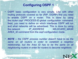 OSPF Configuration | PPT