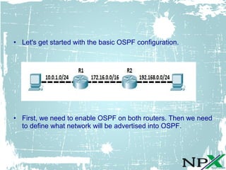 OSPF Configuration | PPT