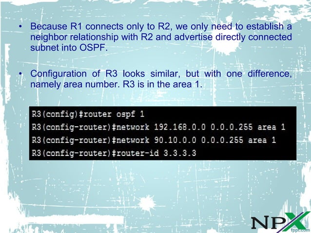 OSPF Configuration | PPT | Internet | Computing