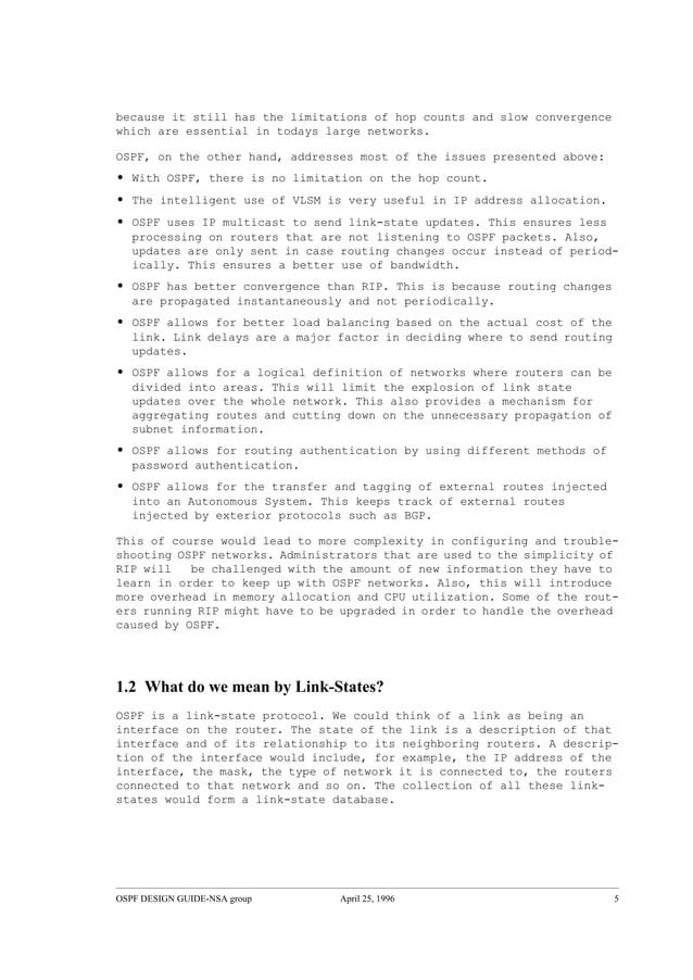 Ospf Design Guide | PDF