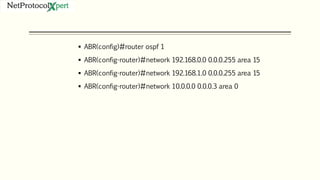OSPF Internal Route Summarization | PPT