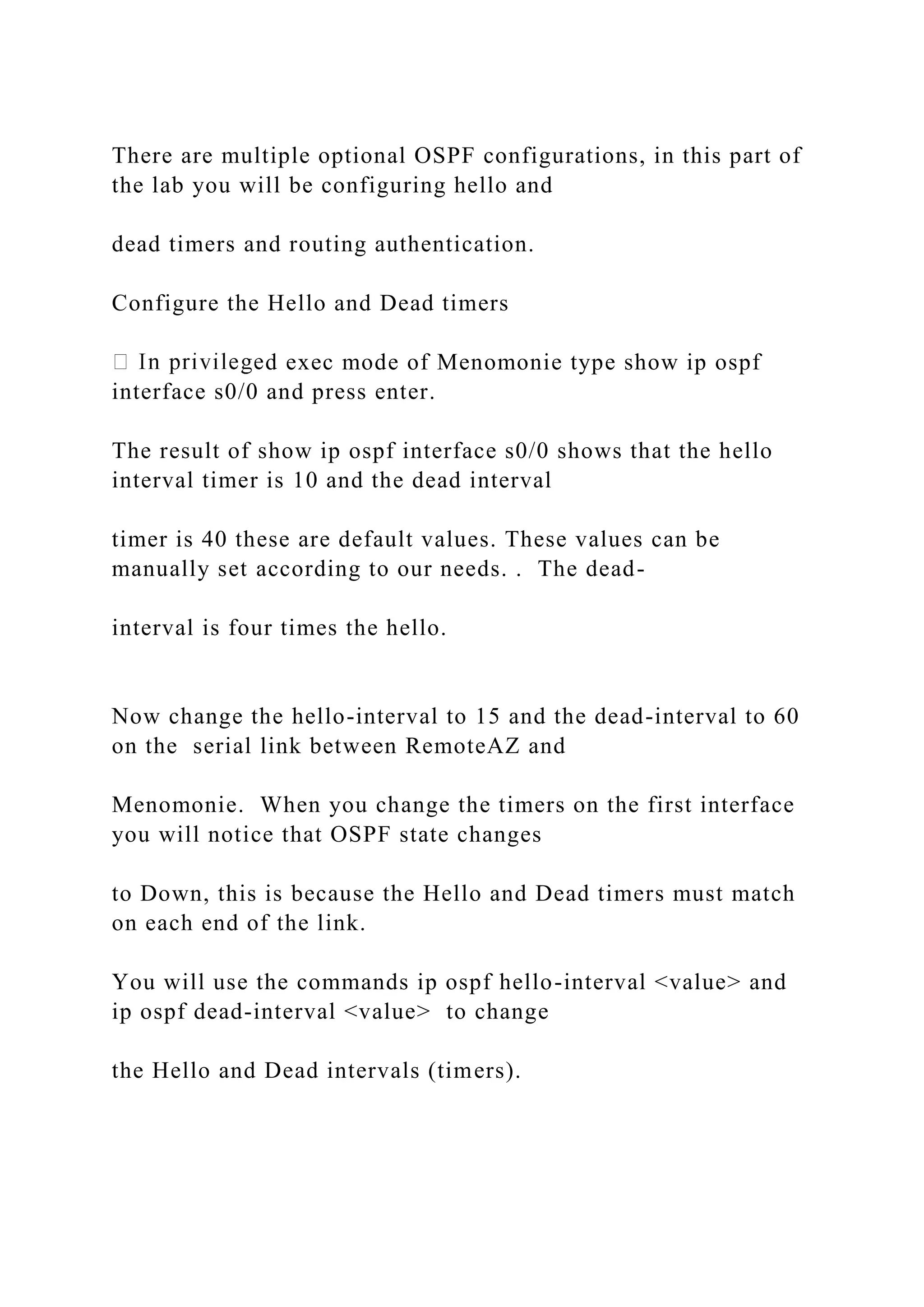 OSPF Multiple-Area Configuration Objectives Configu.docx