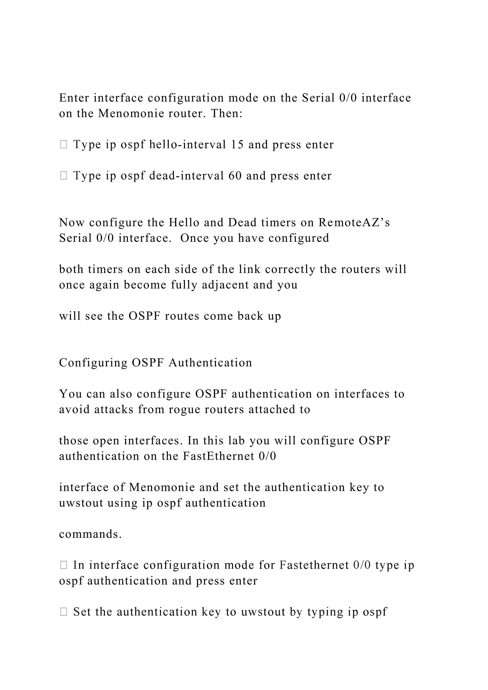 OSPF Multiple-Area Configuration Objectives Configu.docx