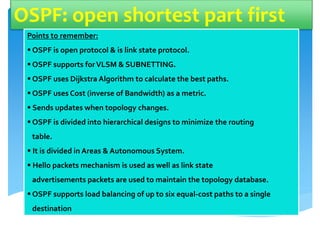 Ospf new | PPTX | Computer Networking | Computing