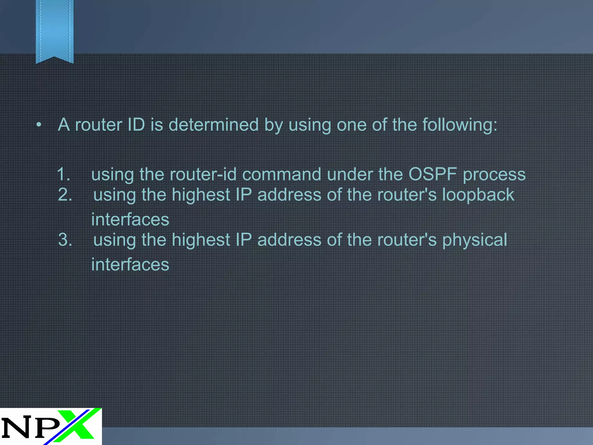 OSPF Overview | PPT