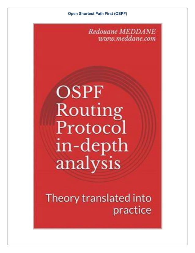 Ospf Routing Protocol Pdf Computer Networking Computing