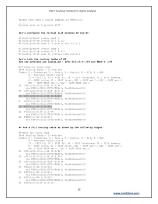Ospf routing protocol | PDF | Computer Networking | Computing