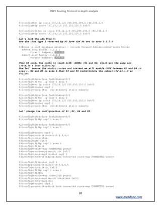 Ospf routing protocol | PDF | Computer Networking | Computing