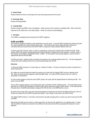 Ospf routing protocol | PDF