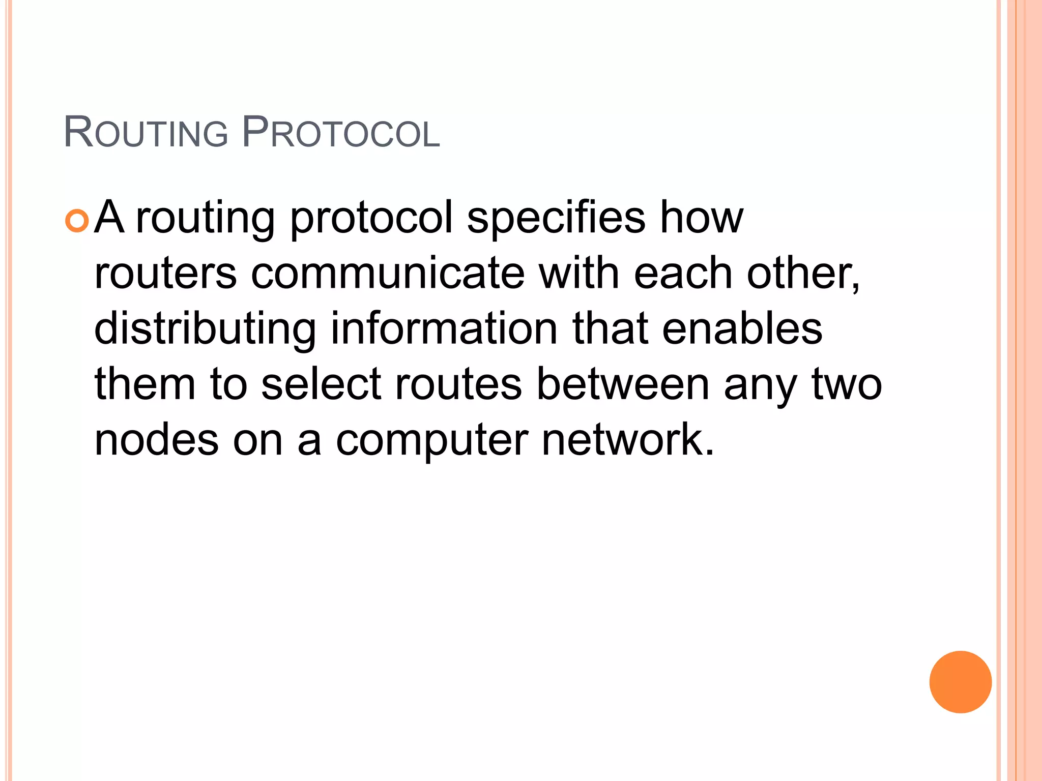 Ospf routing protocol in gns3 | PPTX