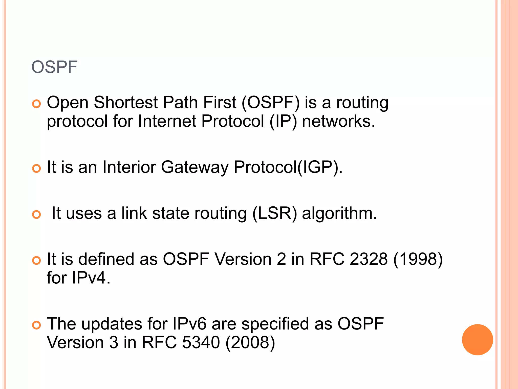Ospf routing protocol in gns3 | PPTX | Computer Networking | Computing