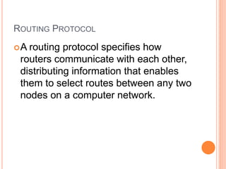 Ospf routing protocol in gns3 | PPTX | Computer Networking | Computing