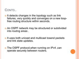 Ospf routing protocol in gns3 | PPTX