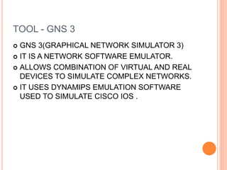 Ospf routing protocol in gns3 | PPTX