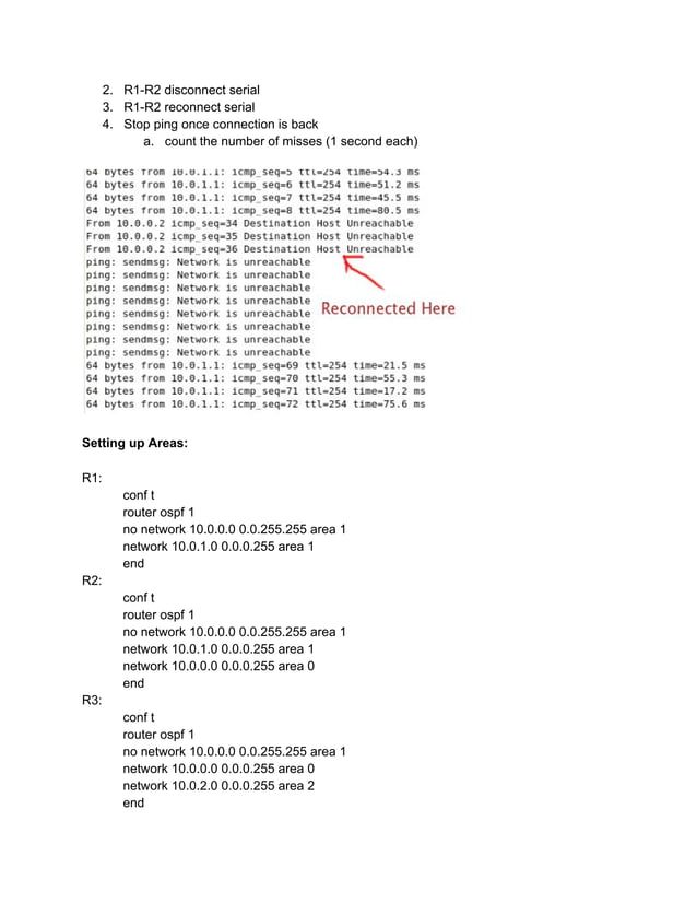 OSPF Section Topology | PDF